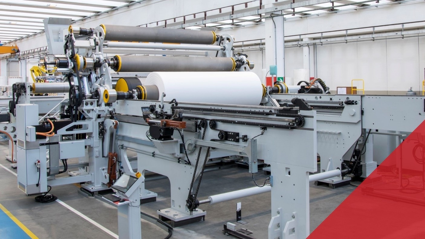 The qualities of our E-WIND® AC Zero nonwoven master roll winder