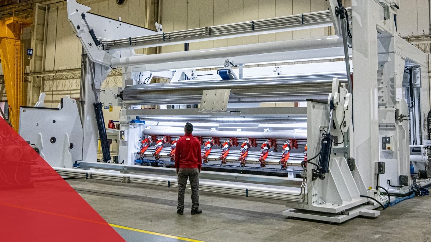 Why choose an A.Celli E-WIND® P100/P100H paper rewinder