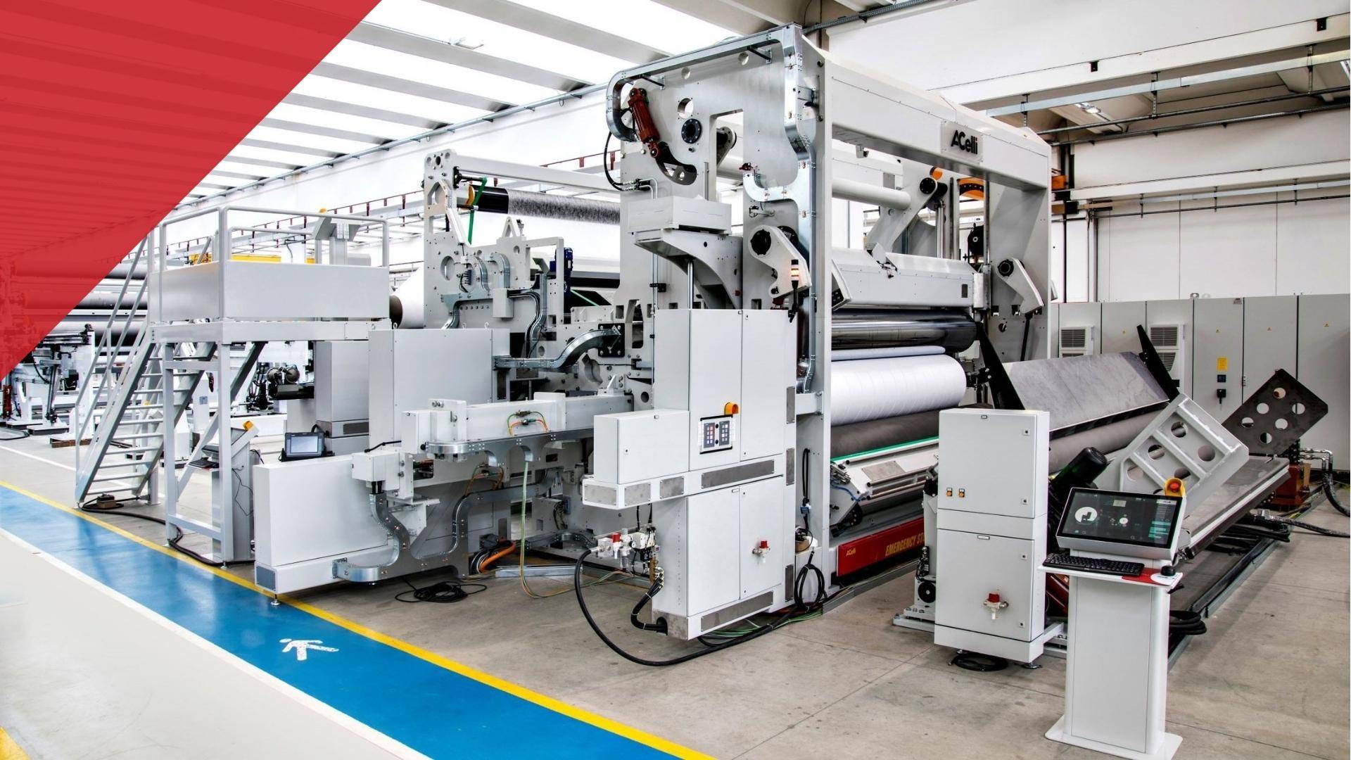 A.Celli E-WIND® Sonic and Super Sonic rewinders for Spunlaid Nonwoven