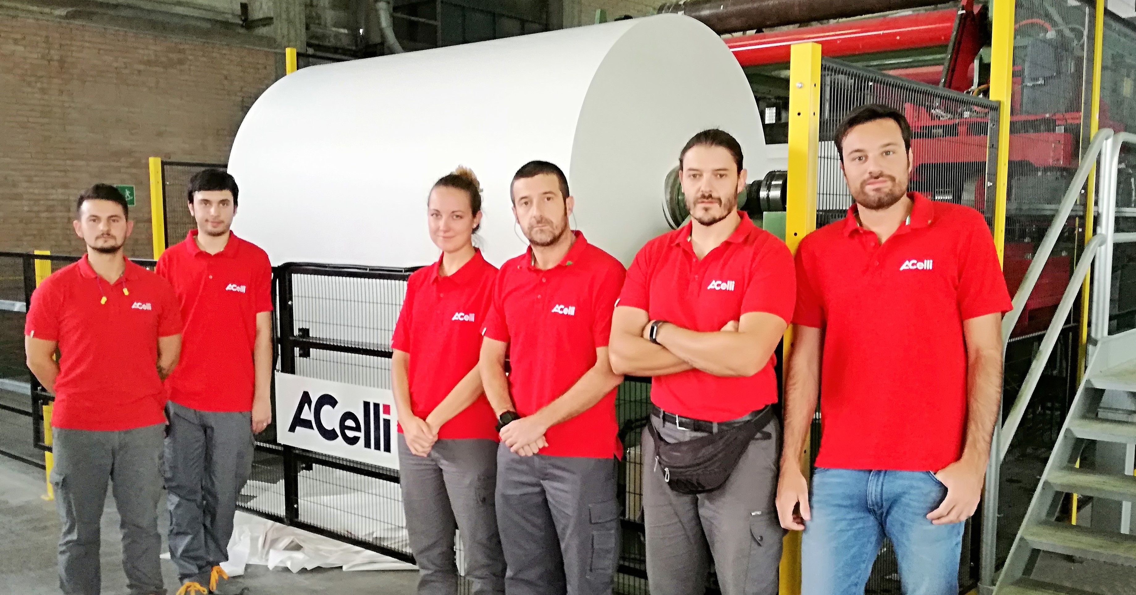 Mosaico Group & A.Celli Paper: rebuilding of the PM#5 machine