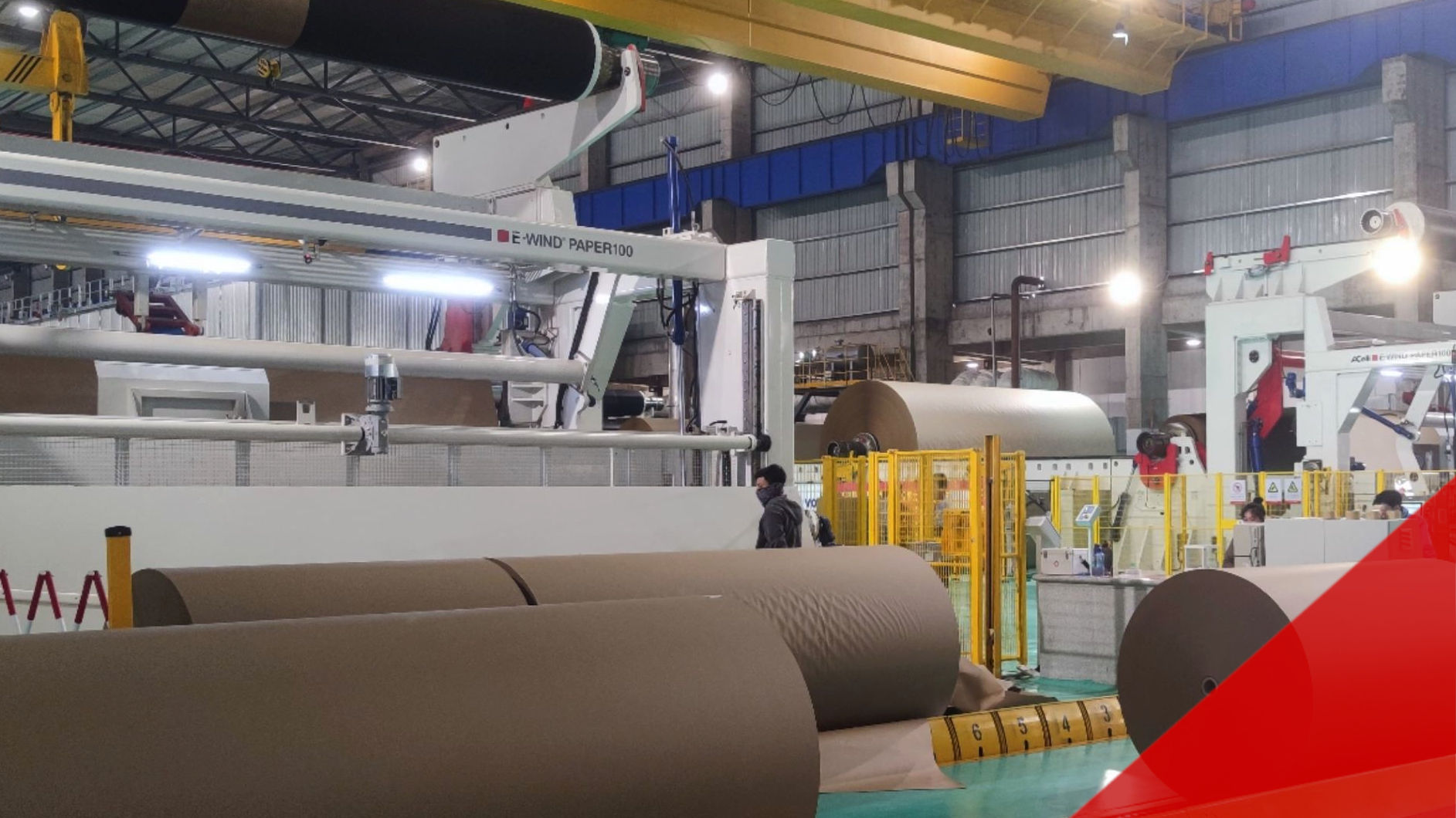 Successful start-up of the three E-WIND® P100 Paper Rewinders supplied ...