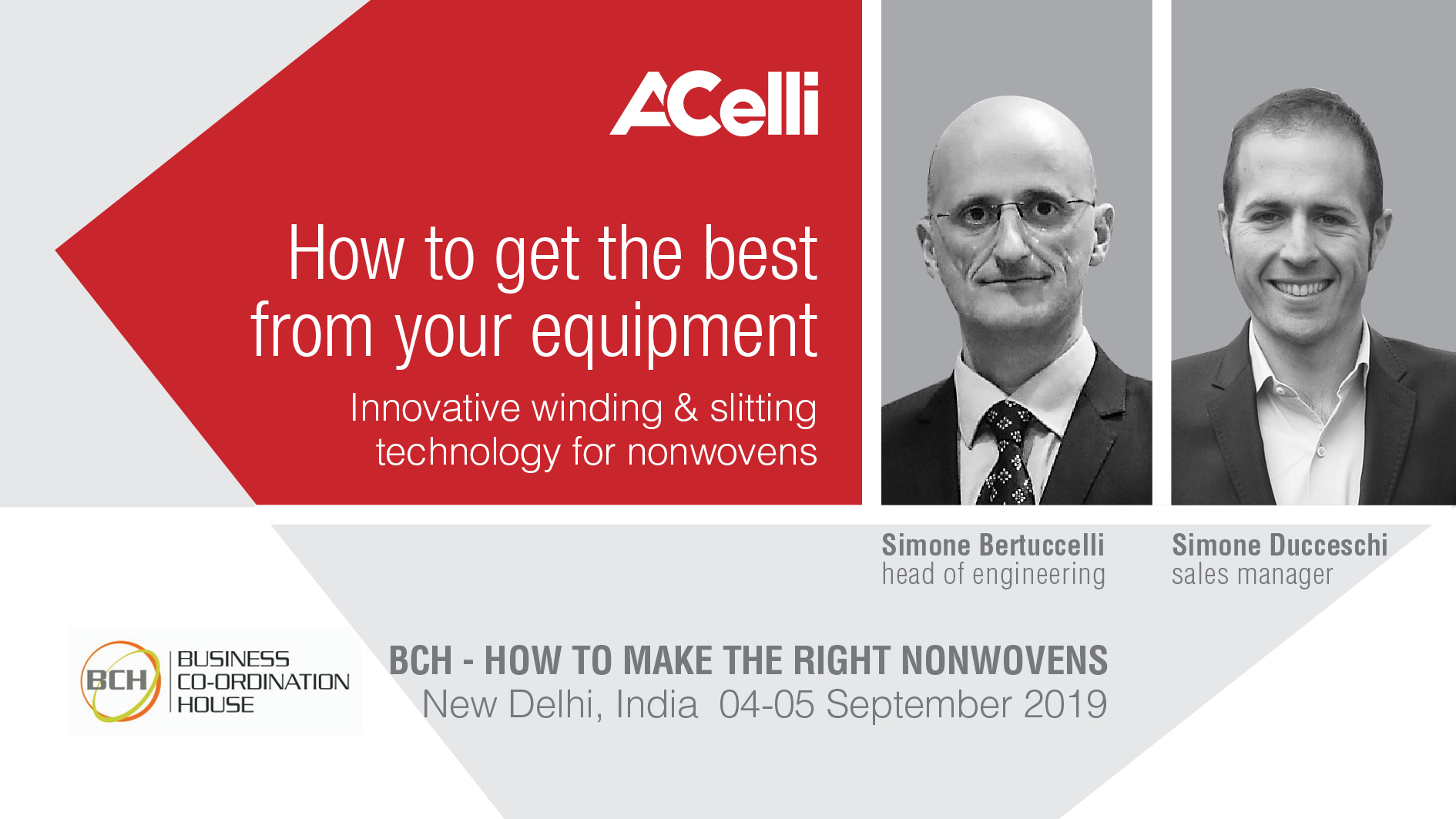 A.Celli Nonwovens solution to get the best from your equipment