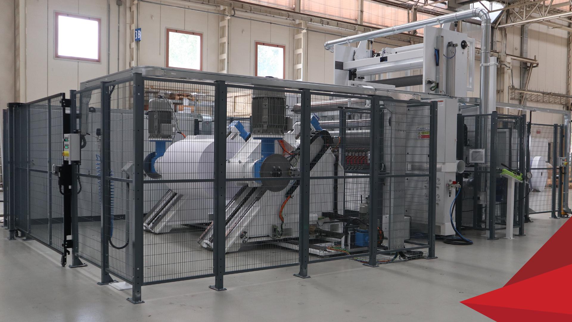 A.Celli starts up the paper rewinder supplied to Arctic Paper Kostrzyn