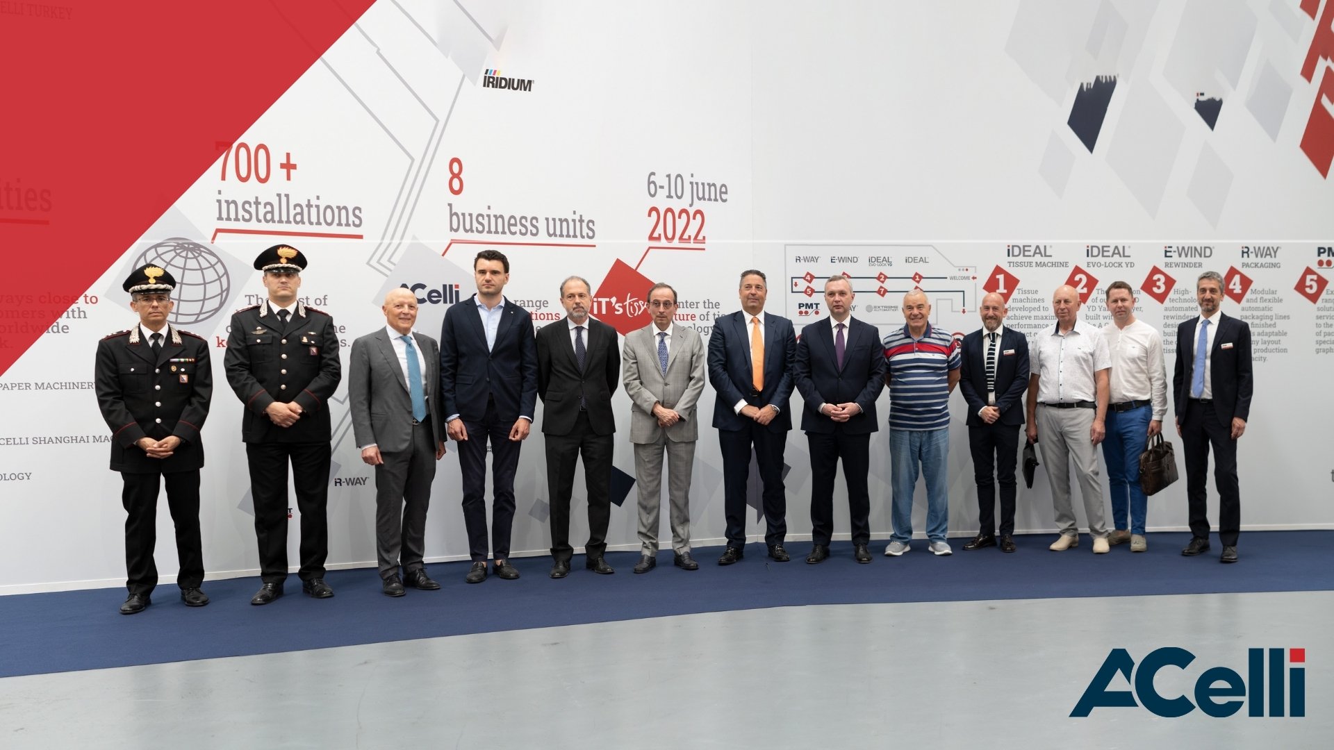 The Ukrainian Ambassador visits A.Celli Paper during iT's Tissue 2022