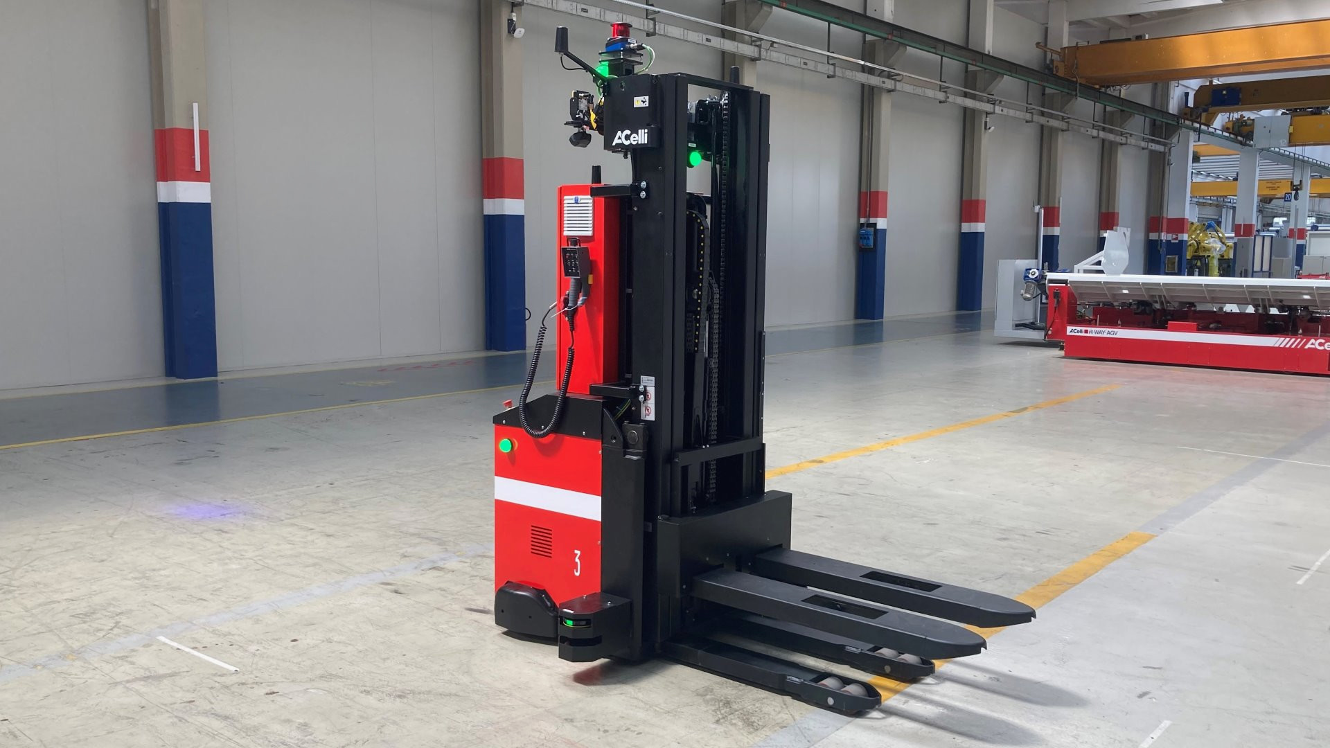 Hooks AGV | High load capacity for Master Rolls, pallets or bales