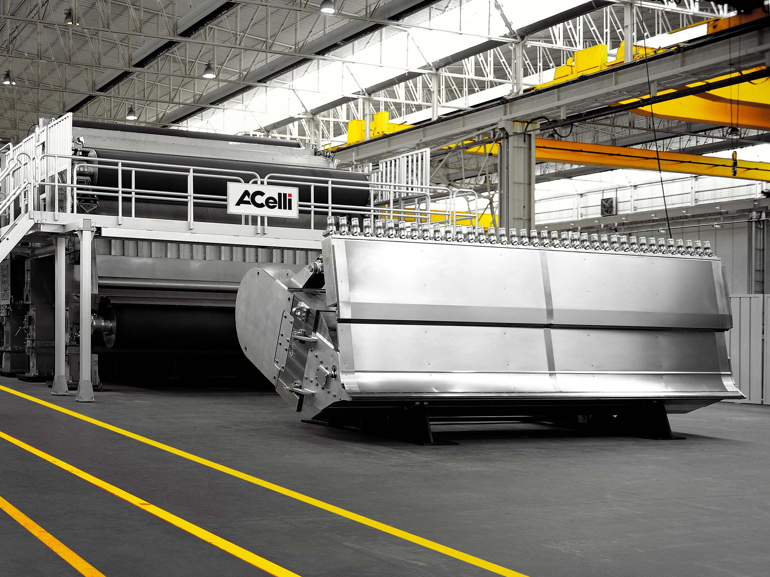 Headbox | Energy-efficient hydraulic headbox for tissue machines